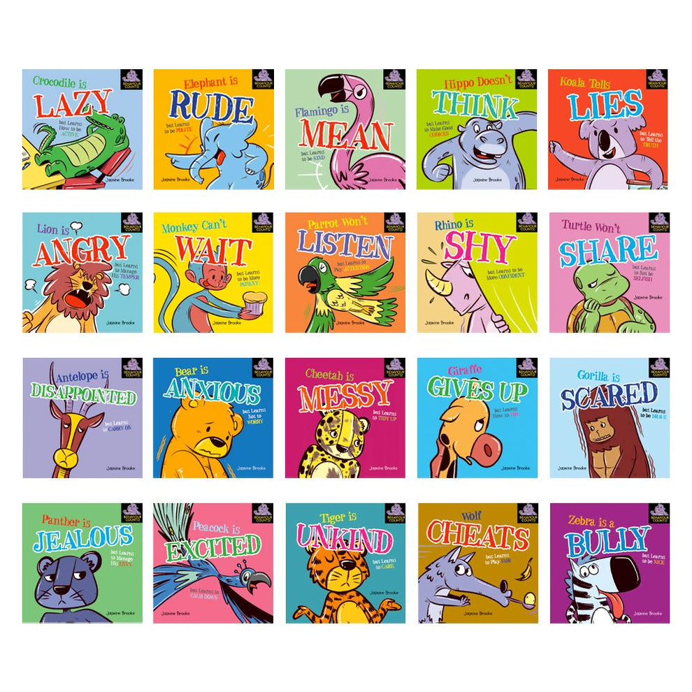 My Behaviour Counts 20 Books Box Set (Kids Behaviour & Emotion Matters ...